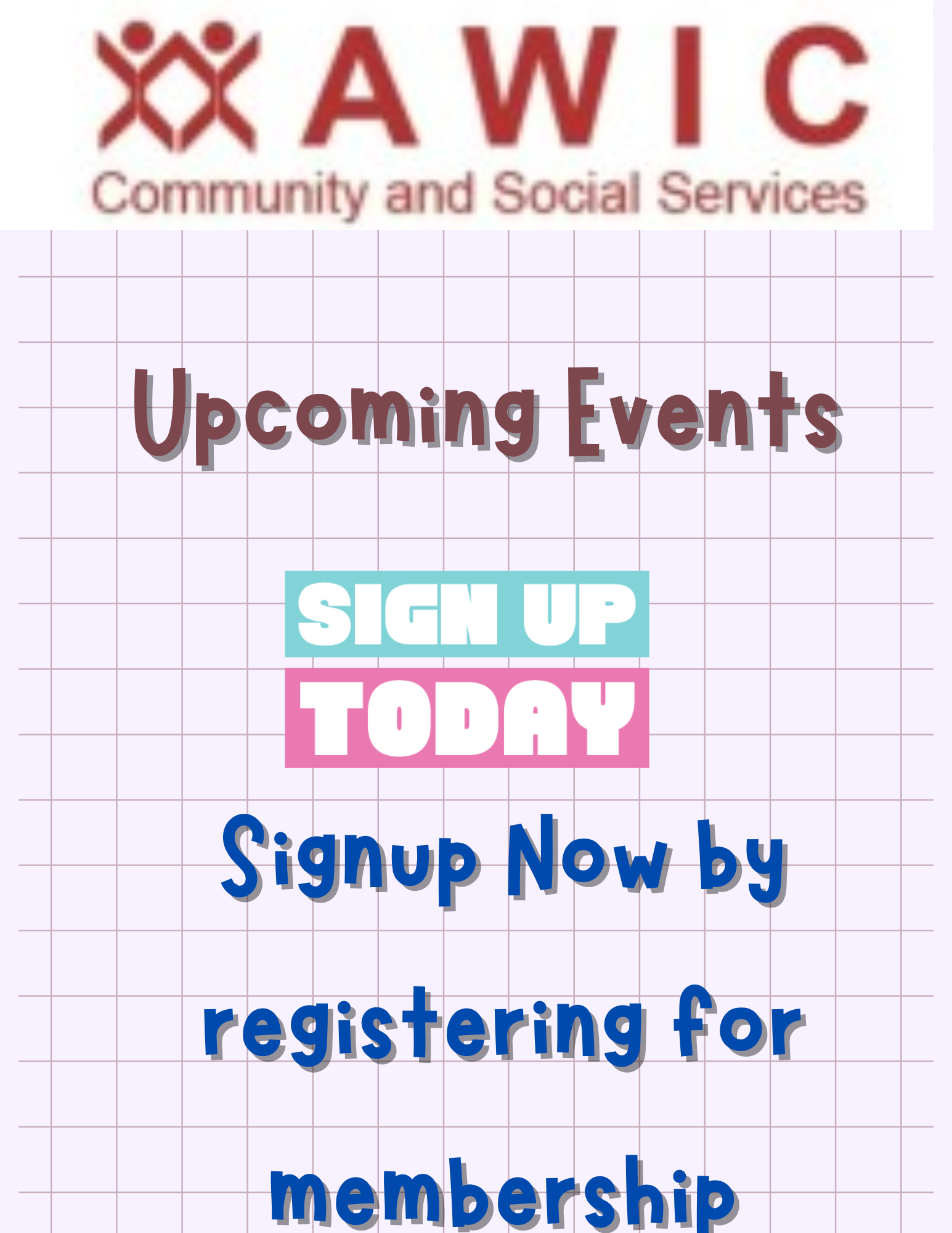 Upcoming Events | Programs – AWIC